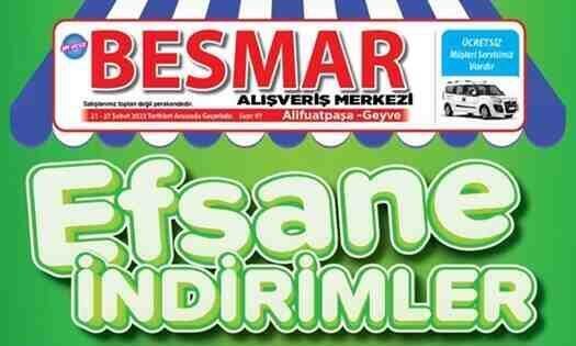BESMAR’DA Efsane İndirimler – Geyve Medya