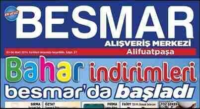 Besmar Market’ten Bahar İndirimi – Geyve Medya